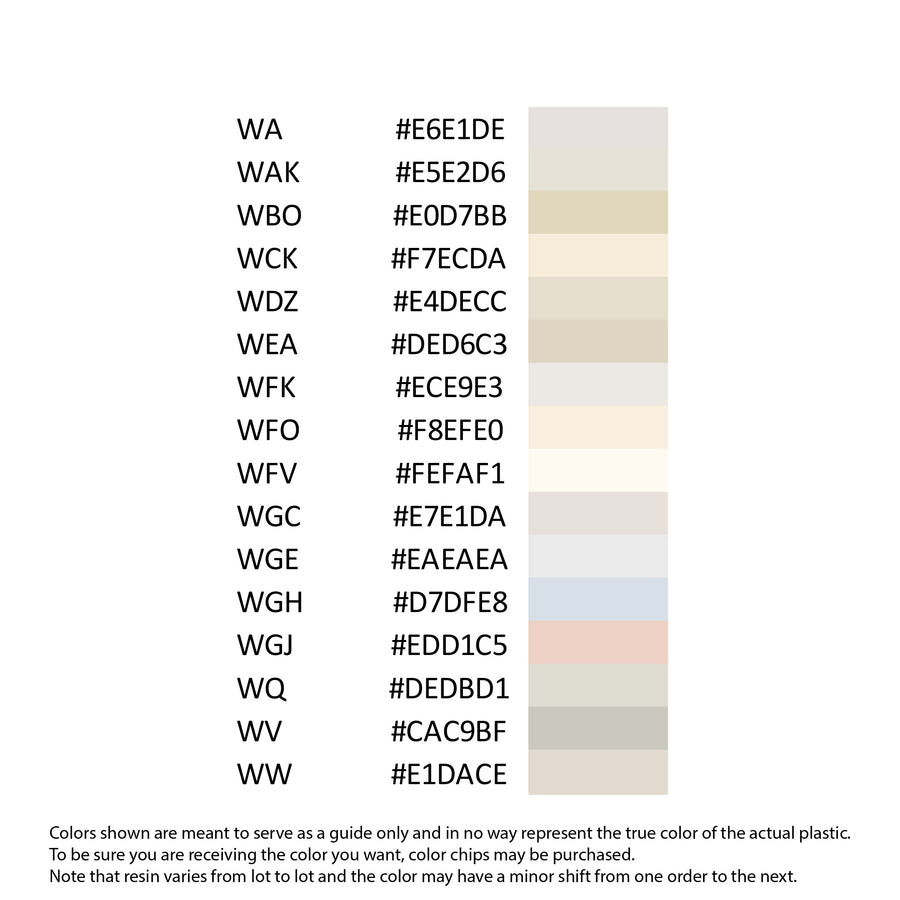 ABS Colors – Signature Plastics